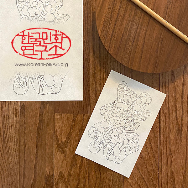 Minhwa Drawing Set: Munjado Hanging Scroll – Korean Folk Art