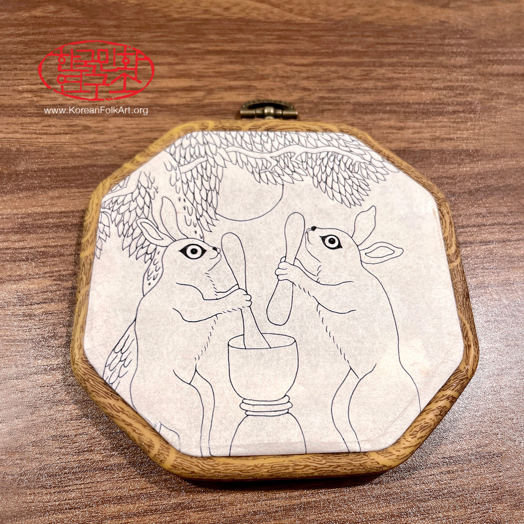 Minhwa Drawing Set: Rabbit – Korean Folk Art
